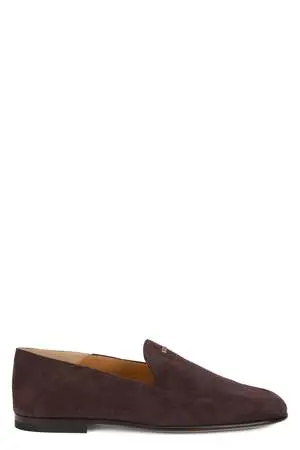 TOD`S Tod's-style Dark Leather Logo Loafers For - Brown