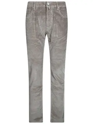Jacob Cohen Bard Slim Fit Five-pocket Pants For - Grigio