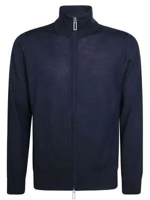 PAOLO PECORA Textured Zip-up Cardigan