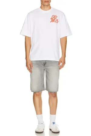 Off-White Grass Ink Logo Skate Tee