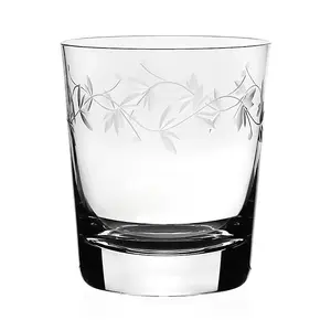 WILLIAM YEOWARD CRYSTAL Floral Old Fashioned Tumbler - No Color