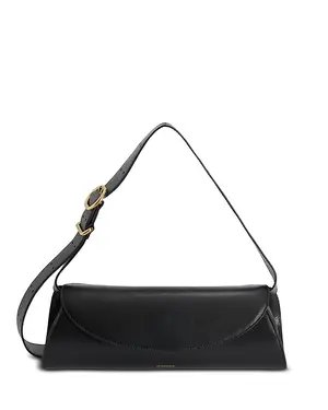 JIL SANDER Cannolo Small Leather Handbag - Black