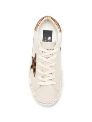GOLDEN GOOSE Hi Star Leather Sneakers