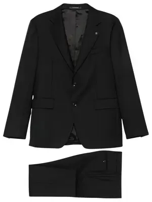 Tagliatore Single-breasted Suit - Black