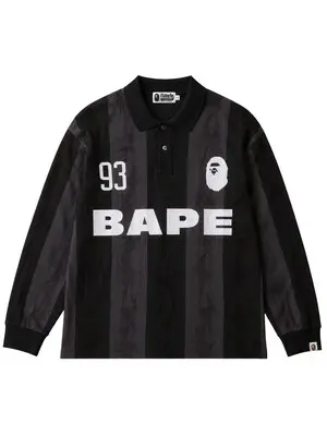 A BATHING APE T-shirt Stripe - Black