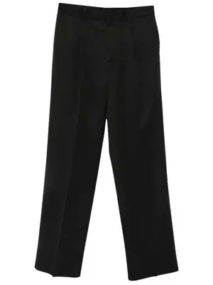 LARDINI Pleated Tailored Trousers - Black