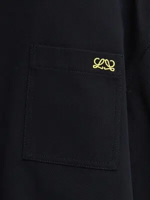 Loewe Zip-up Logo Embroidered Jacket