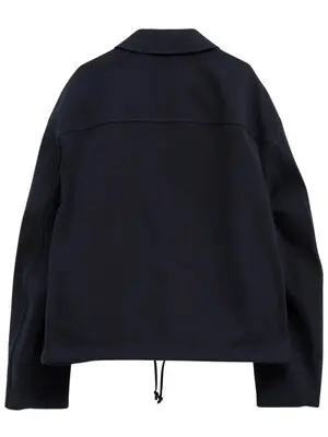 Loewe Zip-up Logo Embroidered Jacket