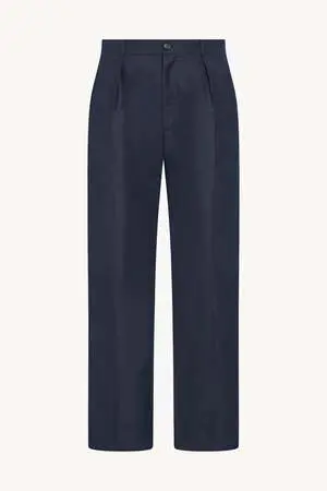 THE ROW Tami Pant - Dark Navy