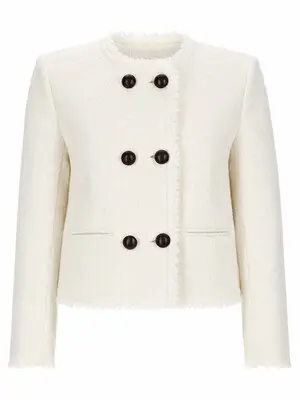 Isabel Marant Étoile Suely" Bouclé Jacket - Ivory