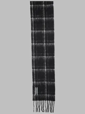 Our Legacy Sciarpa In Alpaca E Lana - Black