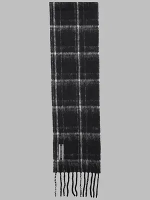 Our Legacy Sciarpa In Alpaca E Lana - Black