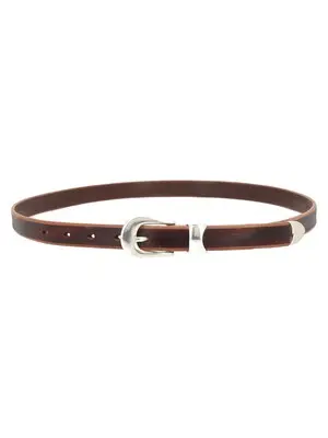 Our Legacy Leather Belt - Black
