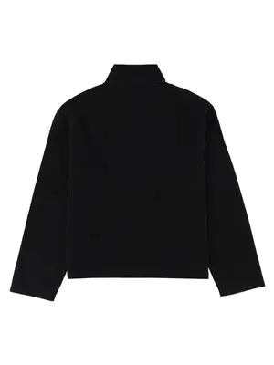 Our Legacy Felpa "shrunken" Con Zip - Black
