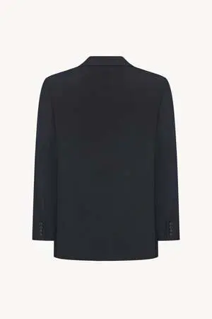 THE ROW Wren Pinstriped Wool Single-breasted Jacket