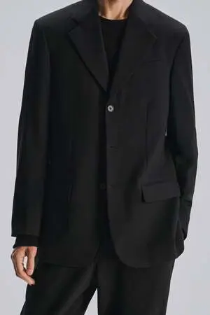 THE ROW Wren Pinstriped Wool Single-breasted Jacket
