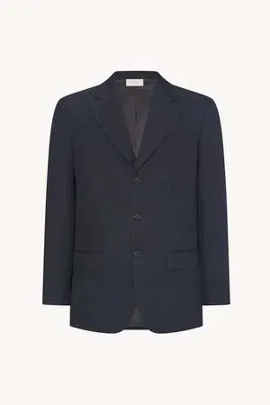 THE ROW Wren Jacket - Midnight Blue