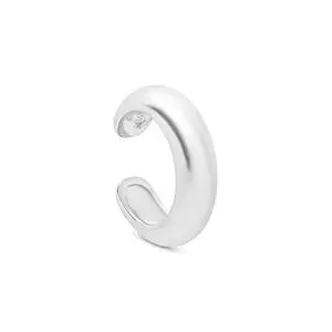 ESTERAH Sculpt Ear Cuff With 18k Plating - Silver