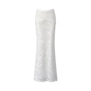 OW Selah Lace Maxi Skirt - White