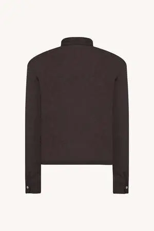 THE ROW Reyes Top - Dark Brown
