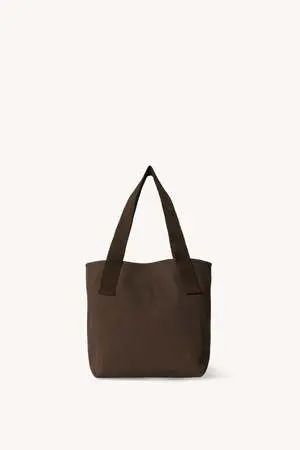 THE ROW Small N/s Brian Tote Bag - Dark Brown