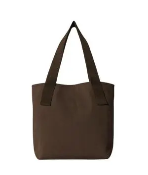 THE ROW Small N/s Brian Tote Bag - Dark Brown