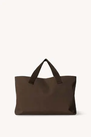 THE ROW Medium Brian Tote Bag - Dark Brown