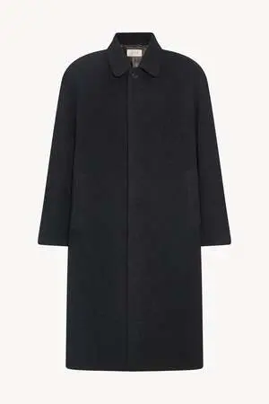 THE ROW Perlin Coat - Dark Charcoal