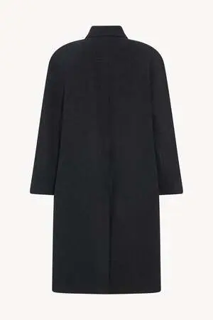 THE ROW Perlin Coat - Dark Charcoal