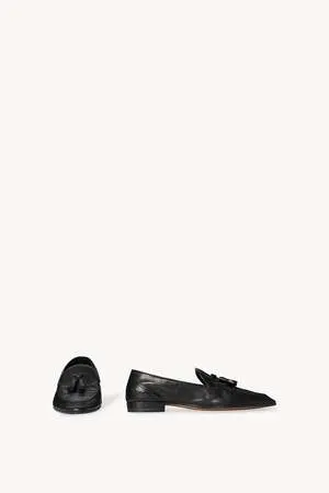 THE ROW Caden Loafer - Black