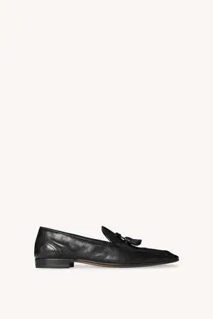 THE ROW Caden Loafer - Black