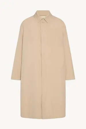 THE ROW Toby Mid-length Car Coat - Cream