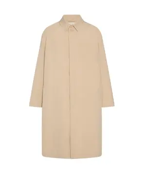 THE ROW Toby Mid-length Car Coat - Cream
