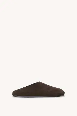 THE ROW Hudson Slide Lacquer Brown