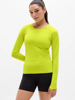 High-impact seamless athletic tops