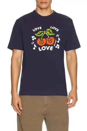 Kenzo Loves Classic T-shirt In Blue - Blue Black