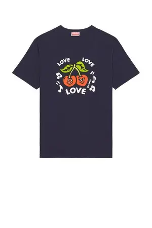 Kenzo Loves Classic T-shirt In Blue