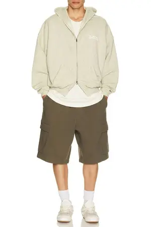 Fear Of God 90's Zip-up Hoodie In Cream
