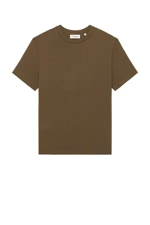 FRAME Short Sleeve Light Cotton Tee - Deep Olive