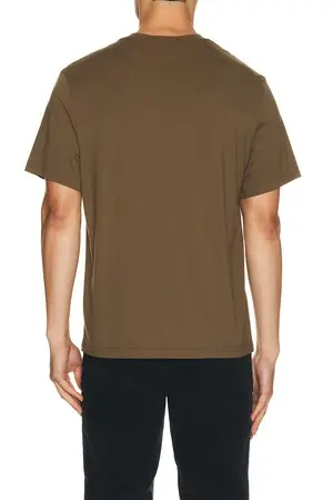 FRAME Short Sleeve Light Cotton Tee - Deep Olive