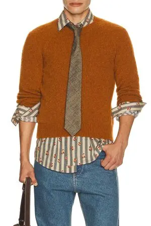 Dries Van Noten Melbourne Sweater - Rust