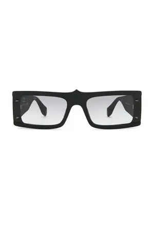 CHRISTIAN LOUBOUTIN Rectangular Acetate Sunglasses - Black