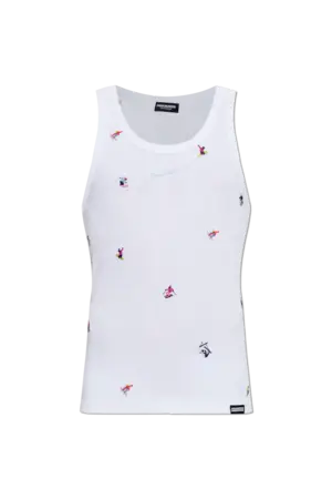 Dsquared2 Top From The "underwear" Collection - White