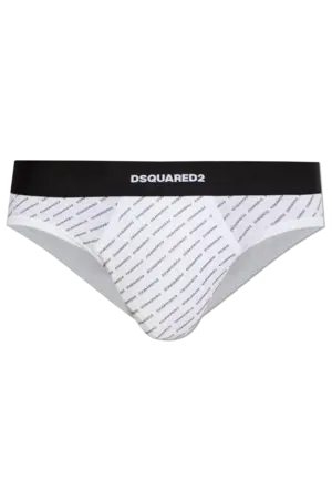 Dsquared2 Cotton Briefs With Monogram