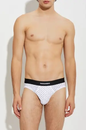 Dsquared2 Cotton Briefs With Monogram