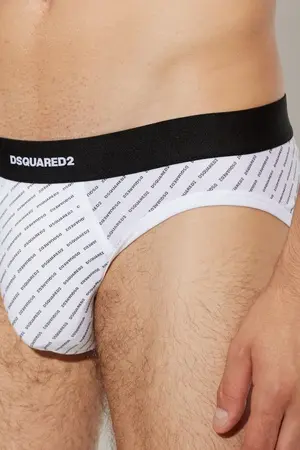 Dsquared2 Cotton Briefs With Monogram