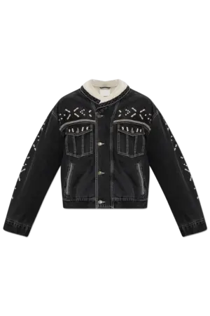 MARANT Insulated Denim Jacket "jackson - Black