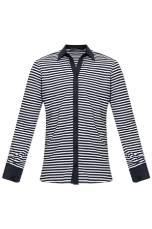 Dolce & Gabbana Shirt With Striped Pattern - Navy Blue