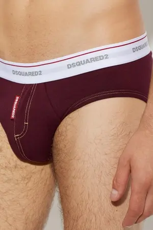 Dsquared2 Cotton Briefs With Logo
