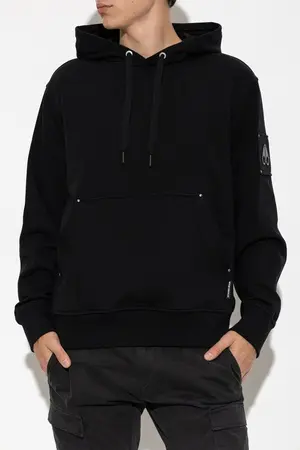 Moose Knuckles Cotton Hoodie With Metal Embellishments